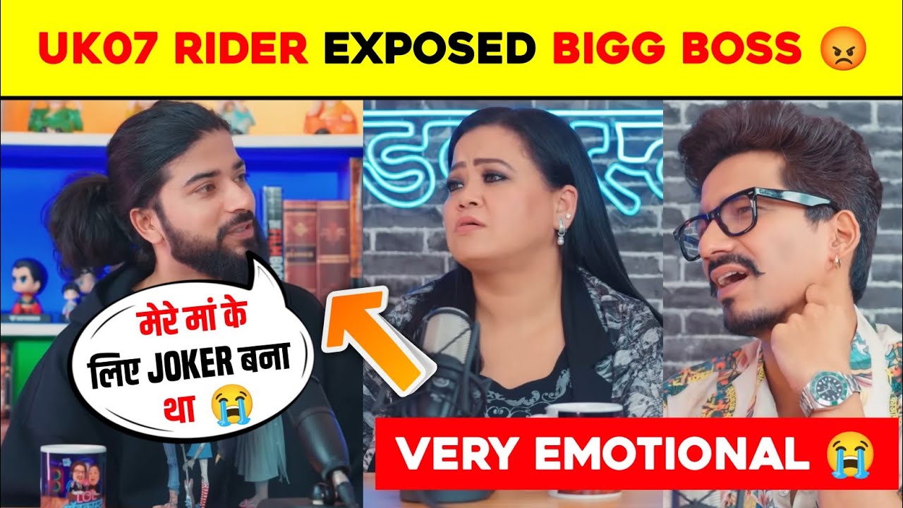 The UK07 Rider Exposed Bigg Boss 😡 And Emotional 😭 | The UK07 Rider ...