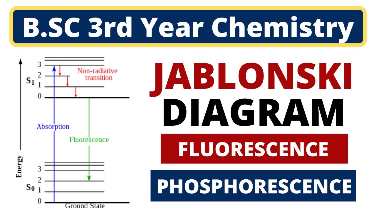Jablonski Diagram of Fluorescence and Phosphorescence | Photochemistry ...