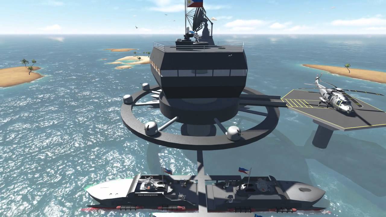 Philippine Maritime Surveillance Outpost concept - YouTube