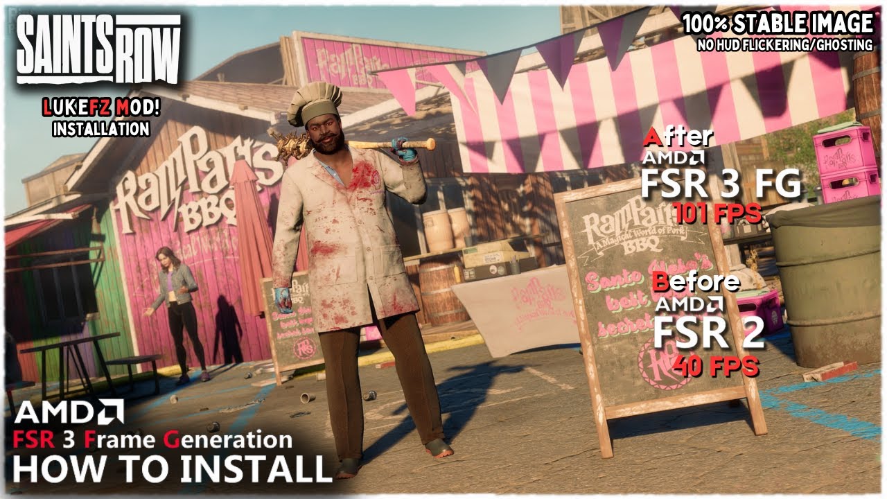 Saints Row – How to install AMD FSR 3 Frame Generation Mod | UI ...