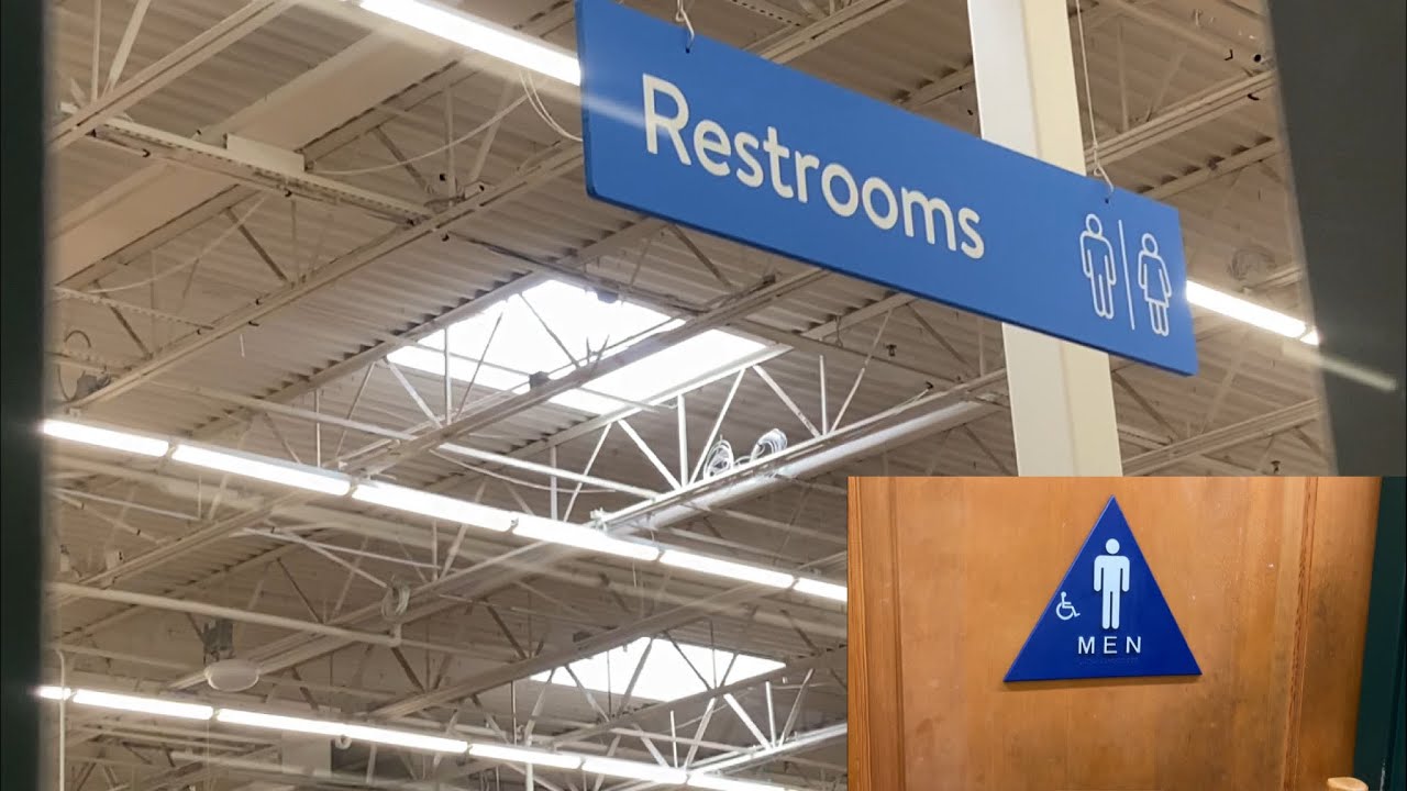2 Restroom Full Shoots in 1! (Black Bear Diner/Walmart men’s restrooms ...