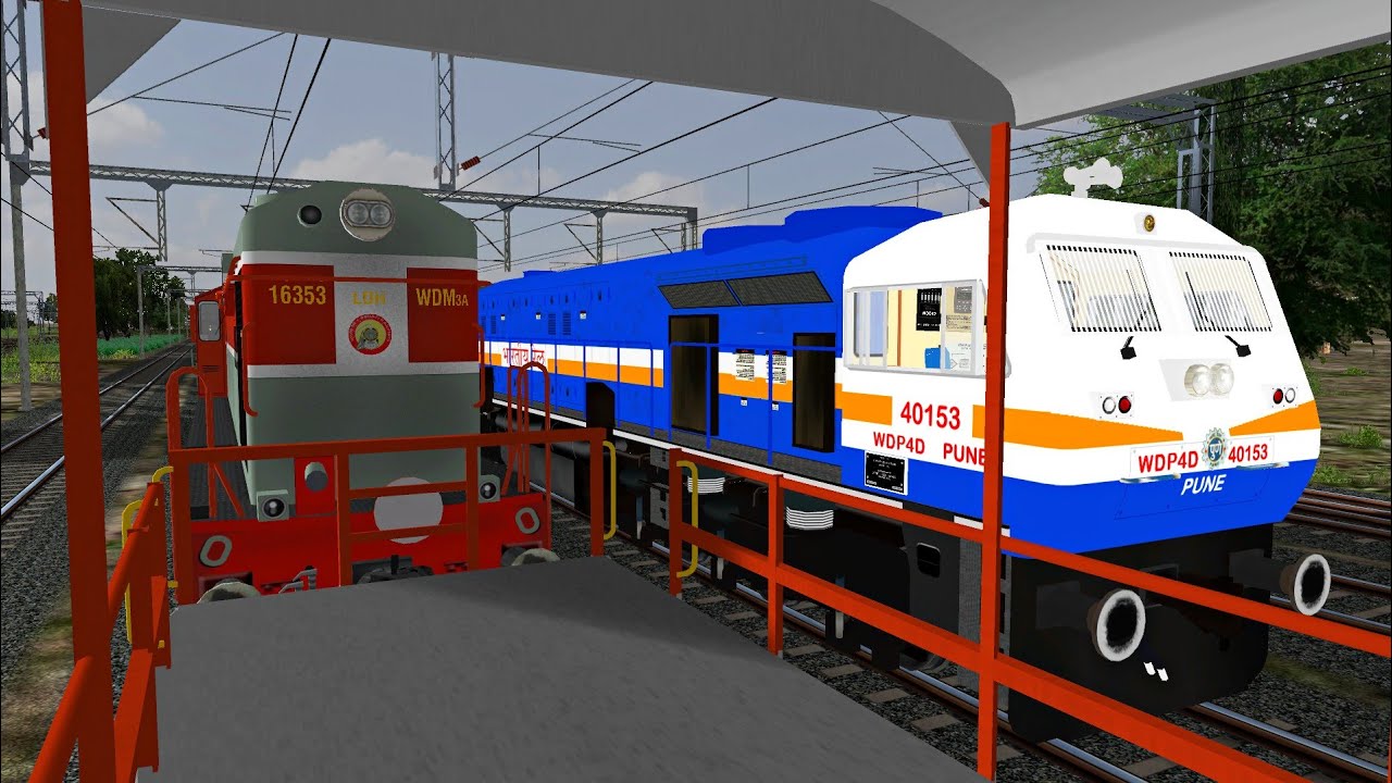 BCNHL Freight Train Guard Duty in MSTS Open Rails Journey Part 1 - YouTube