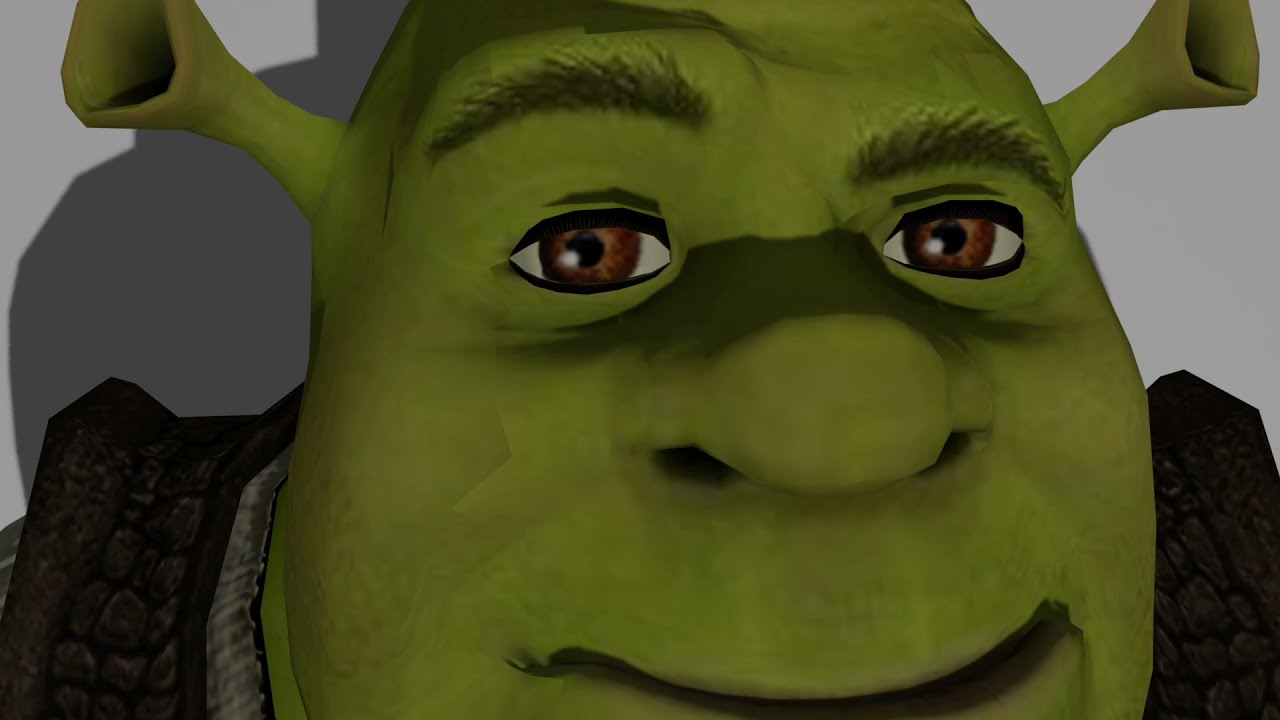 The Shrek eyebrow raising meme - YouTube