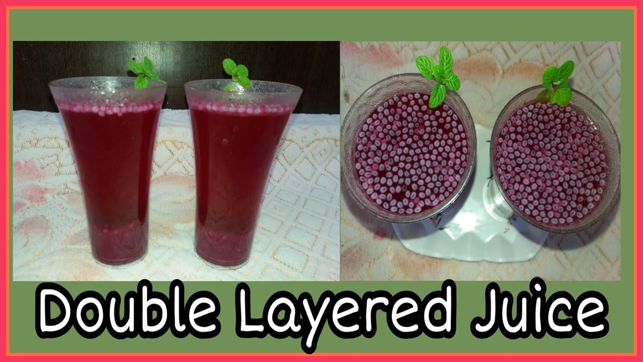Double Layered Juice - YouTube