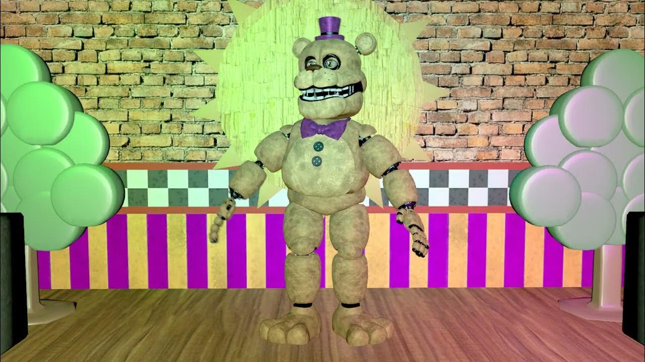 Fredbear movement test (FNAF/SFM) - YouTube