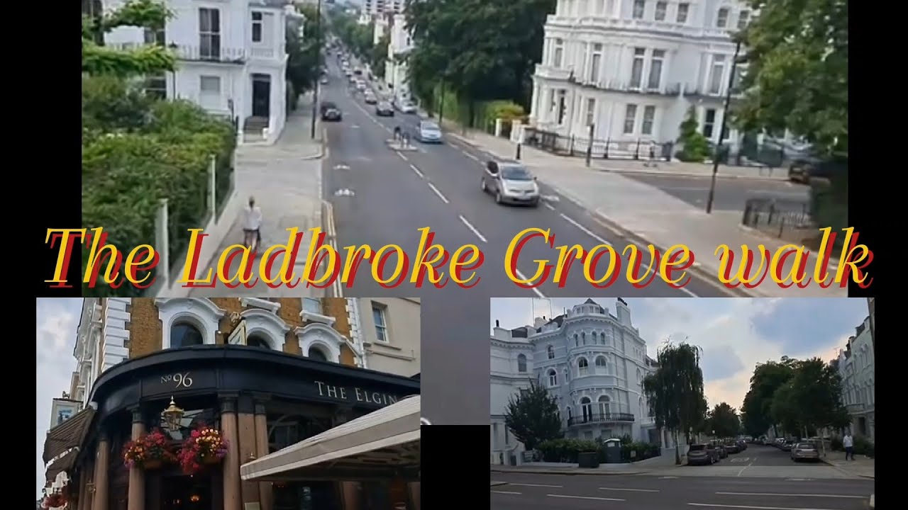 Navigating the famous Ladbroke Grove walking tour - YouTube