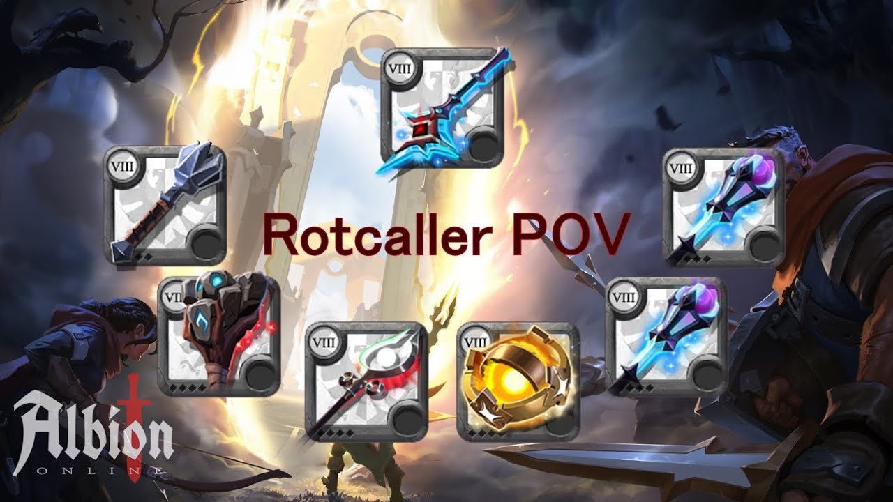 Double Astral Dive Comp | Rotcaller/Cursed POV | Albion Online 7v7 ...