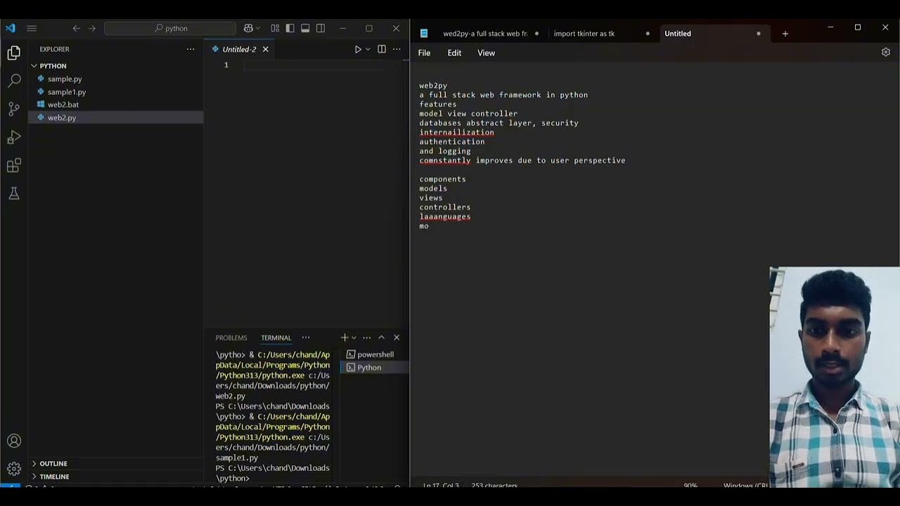 Web2py Python Package tutorial - YouTube