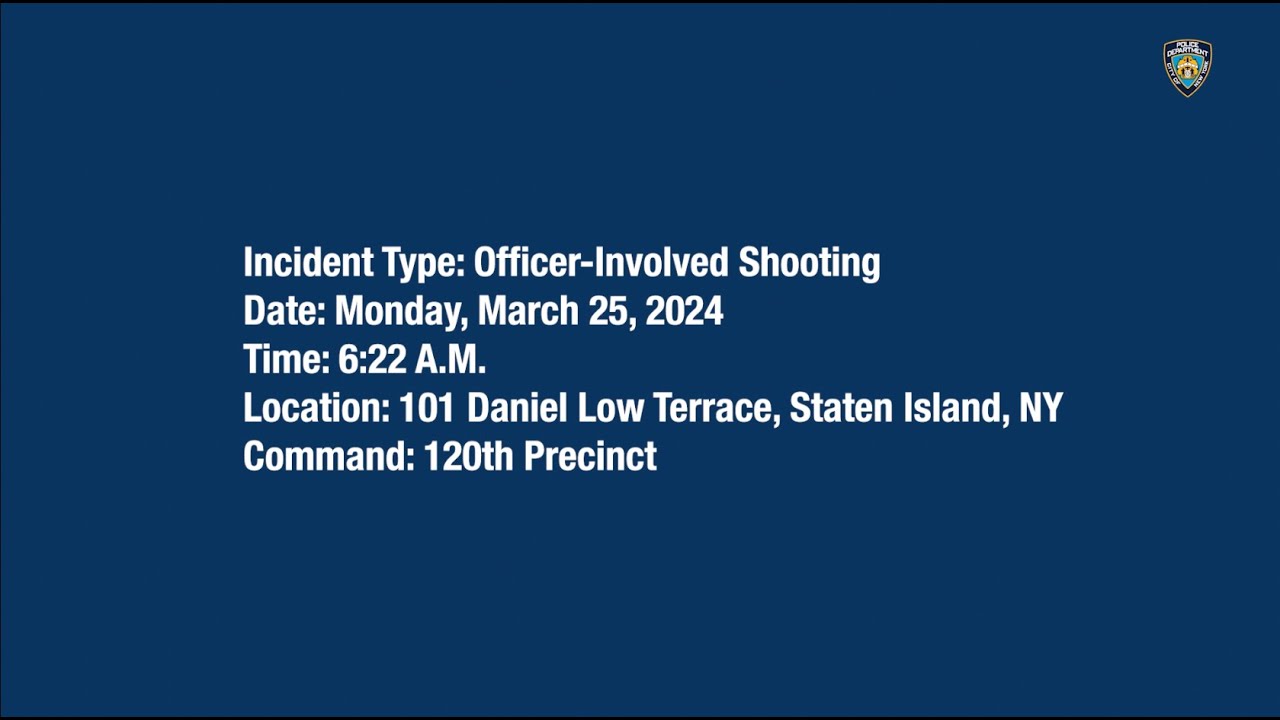 120th Precinct Officer-Involved Shooting March 25, 2024 - YouTube