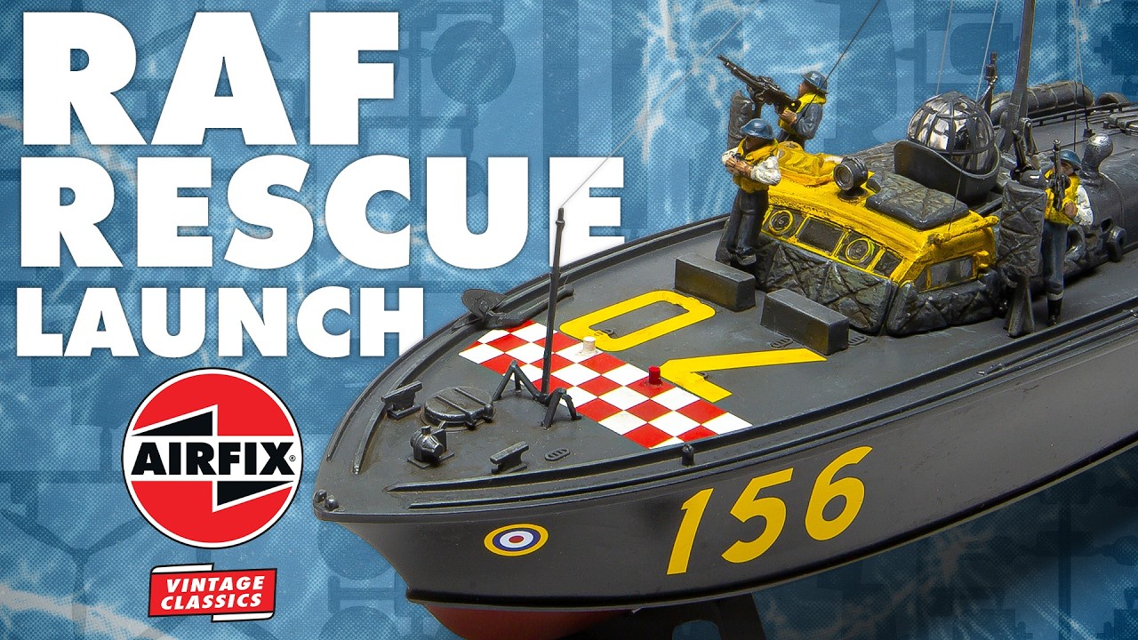 Airfix- RAF Rescue Launch (A05281V) - YouTube