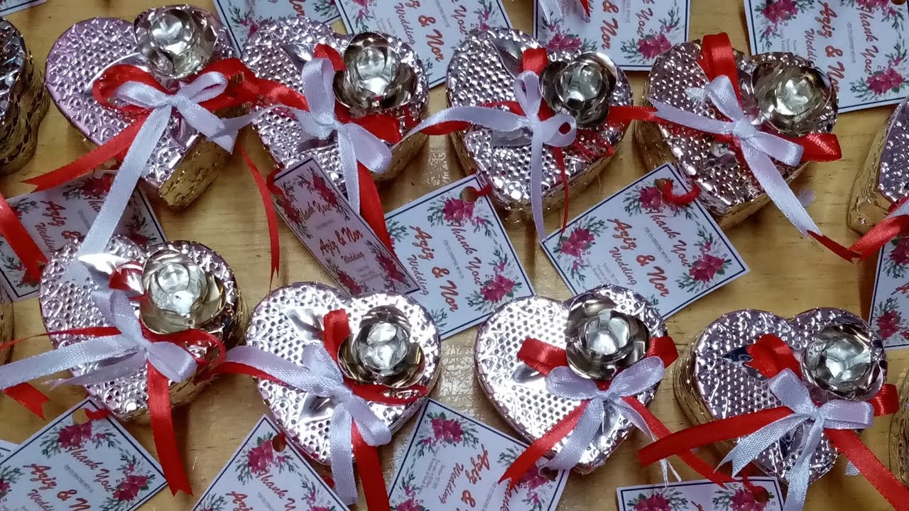 DIY Wedding Giveaways | Simple Wedding Giveaways - YouTube