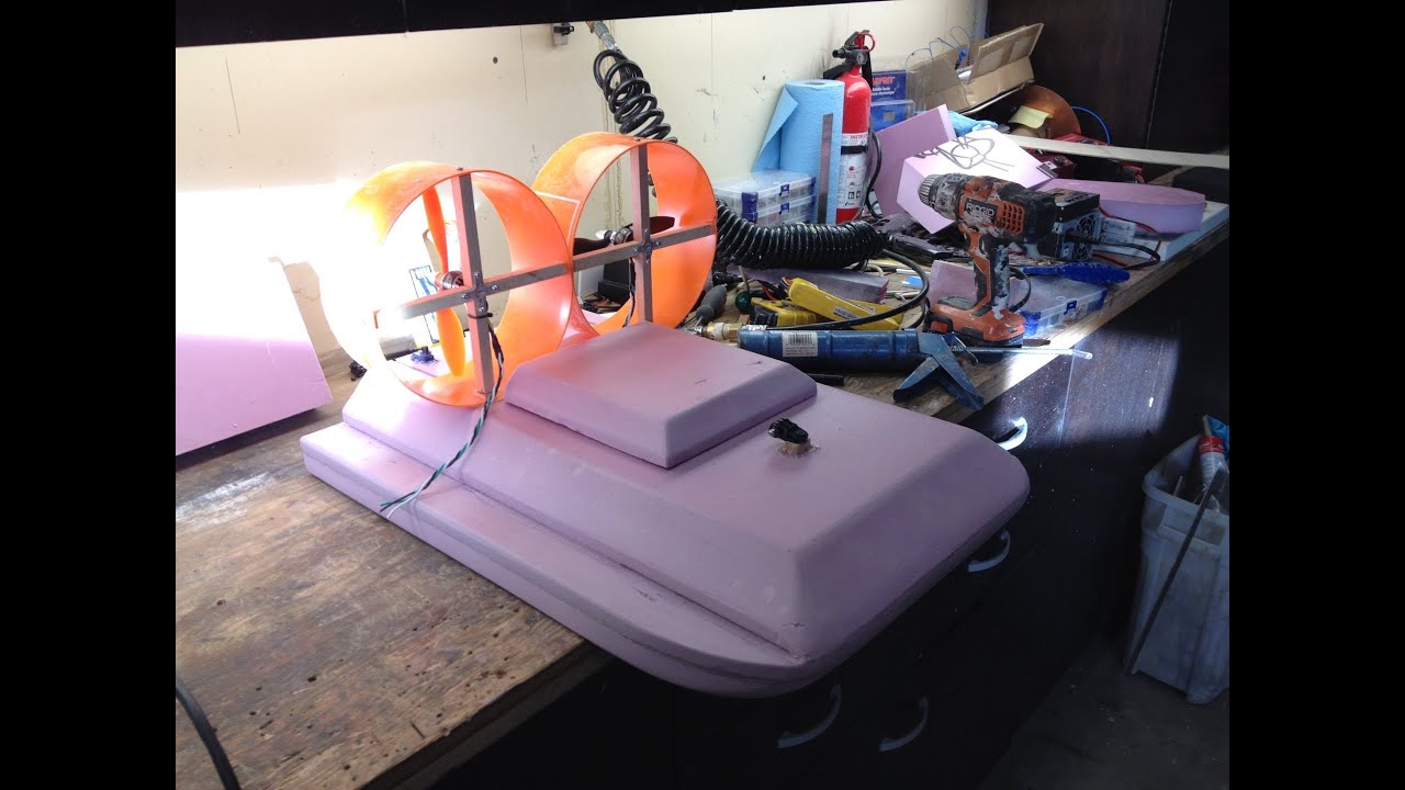 RC Snow Speeder Skimmer Air Boat with GoPro Hero3 - YouTube