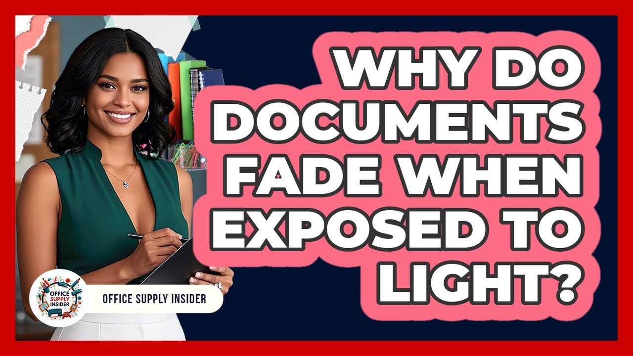 Why Do Documents Fade When Exposed To Light? - YouTube