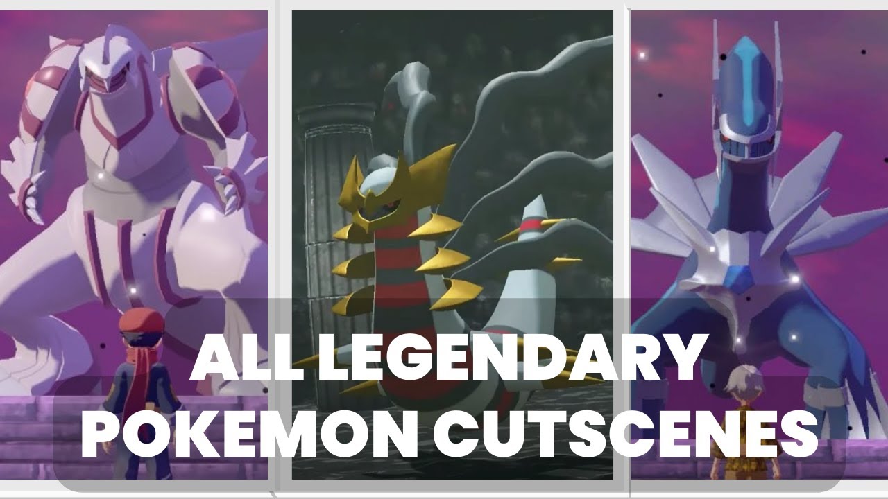 All Legendary Pokémon Cutscenes | Pokémon Legends: Arceus - YouTube