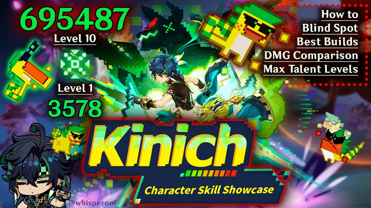 🔥 How to KINICH like a Pro! Talent Deep Dive & Build / Damage Showcase ...