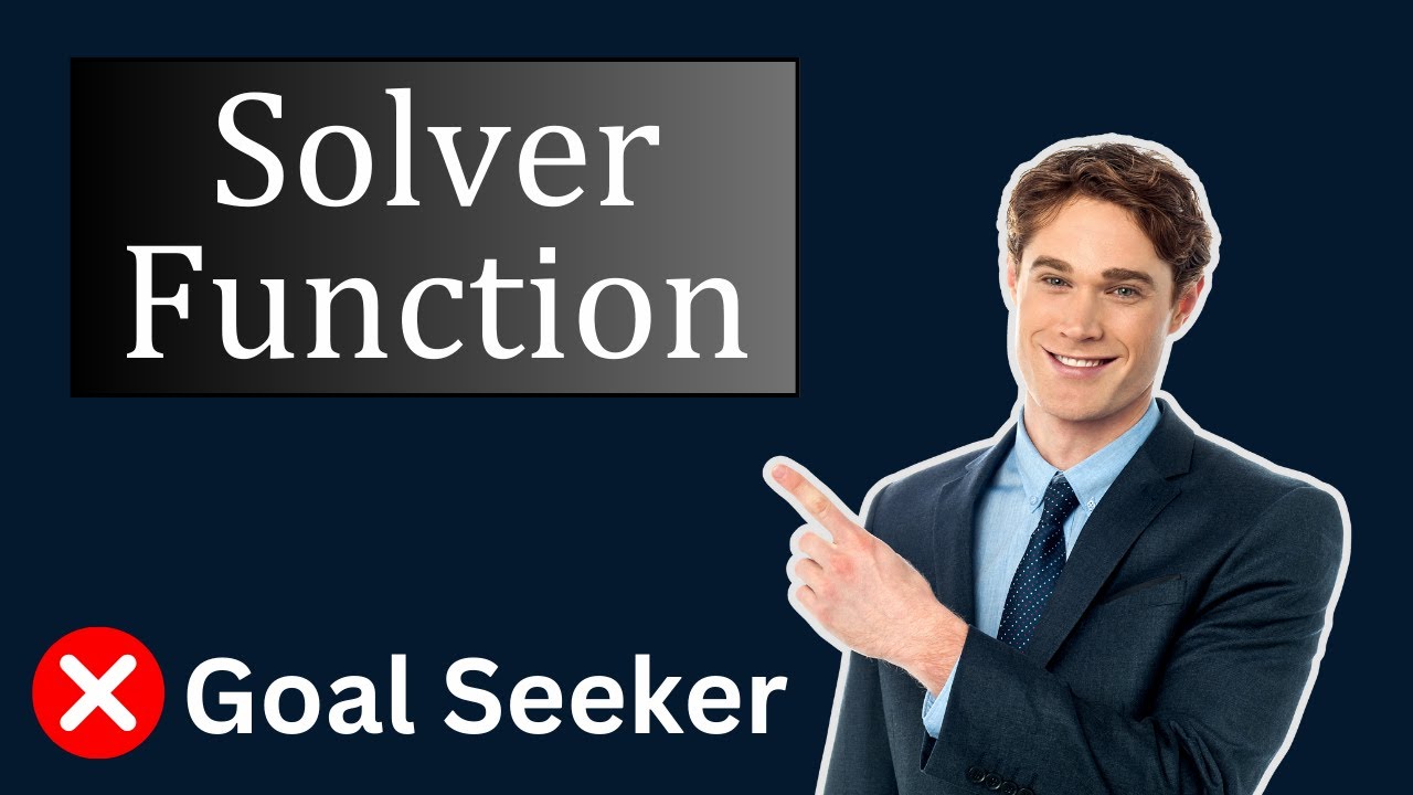 How to Use Solver in Excel (Simple Example) - YouTube