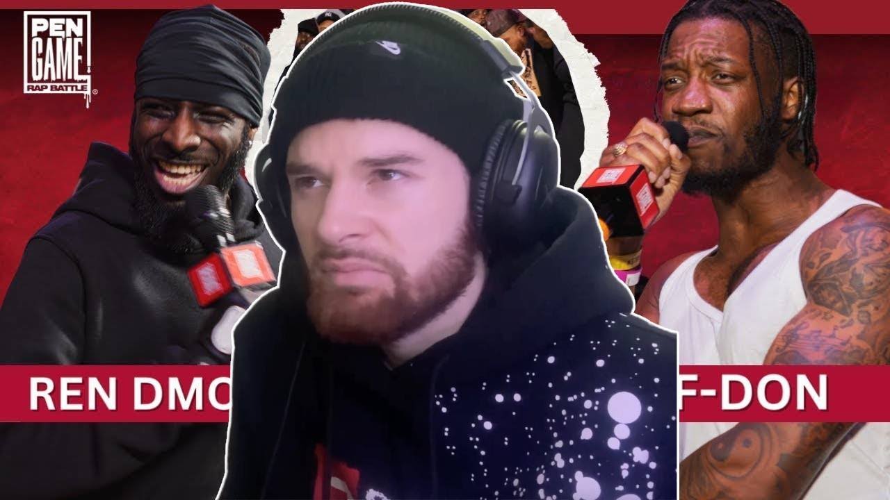 F-DON LET ME DOWN! | REN DMC vs F-DON | PenGame Rap Battle 2024 ...
