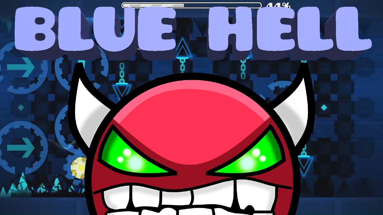 Blue Hell (by LaZye) - Geometry Dash (DEMON) - ¡¡El infierno azul ...