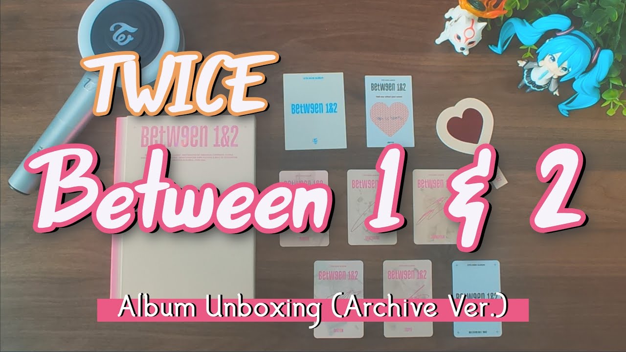 Unboxing the TWICE "Between 1&2" Mini Album (Archive Version) - YouTube