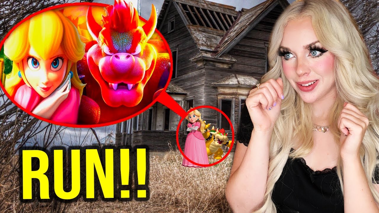 If you See CURSED PRINCESS PEACH & BOWSER Outside Your House.. RUN ...