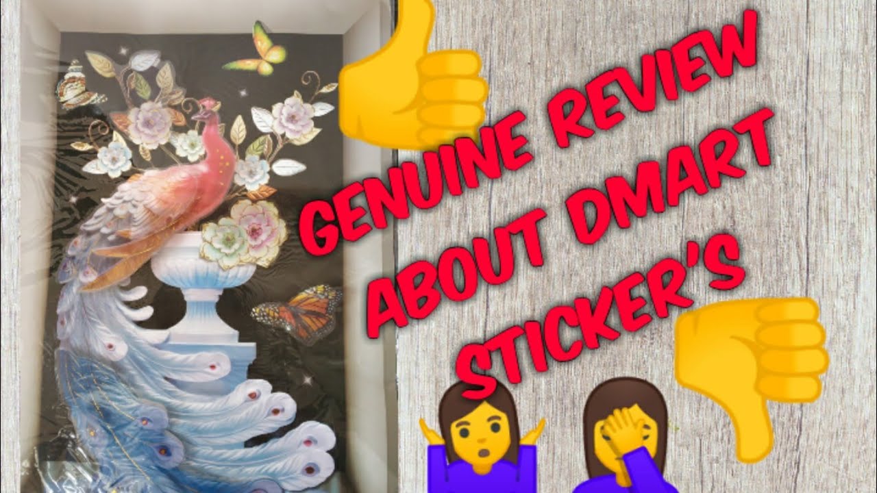 // Genuine review for D Mart wall sticker// installation of D Mart ...