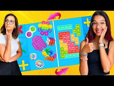 TROCANDO FIDGET TOYS NOS ESTADOS UNIDOS COM MINHA MÃE | Luluca