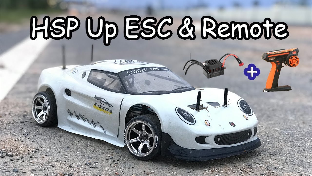 ឡាន ស្ព័រ HSP Upgrade New ESC and Remote - YouTube