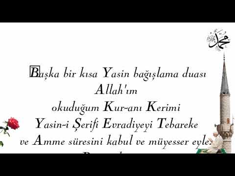 Yasin Bağışlama Duası Kısa