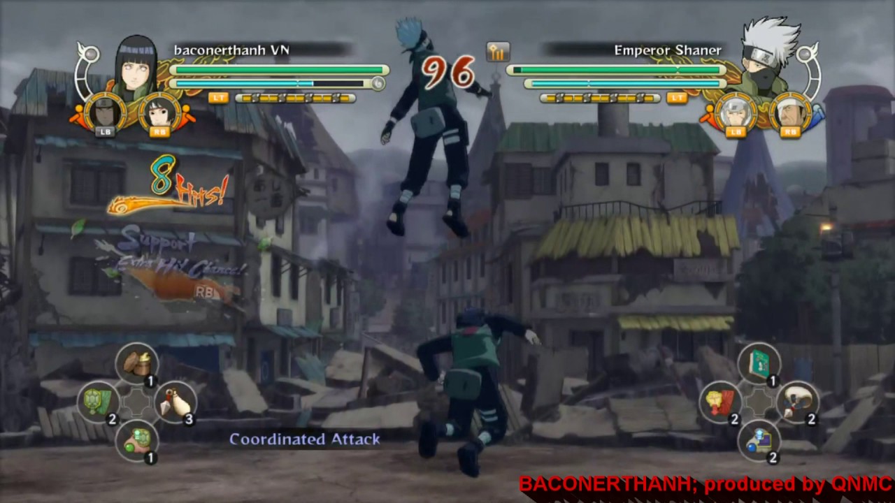 naruto ultimate ninja storm 3 full burst pc hinata gameplay - YouTube