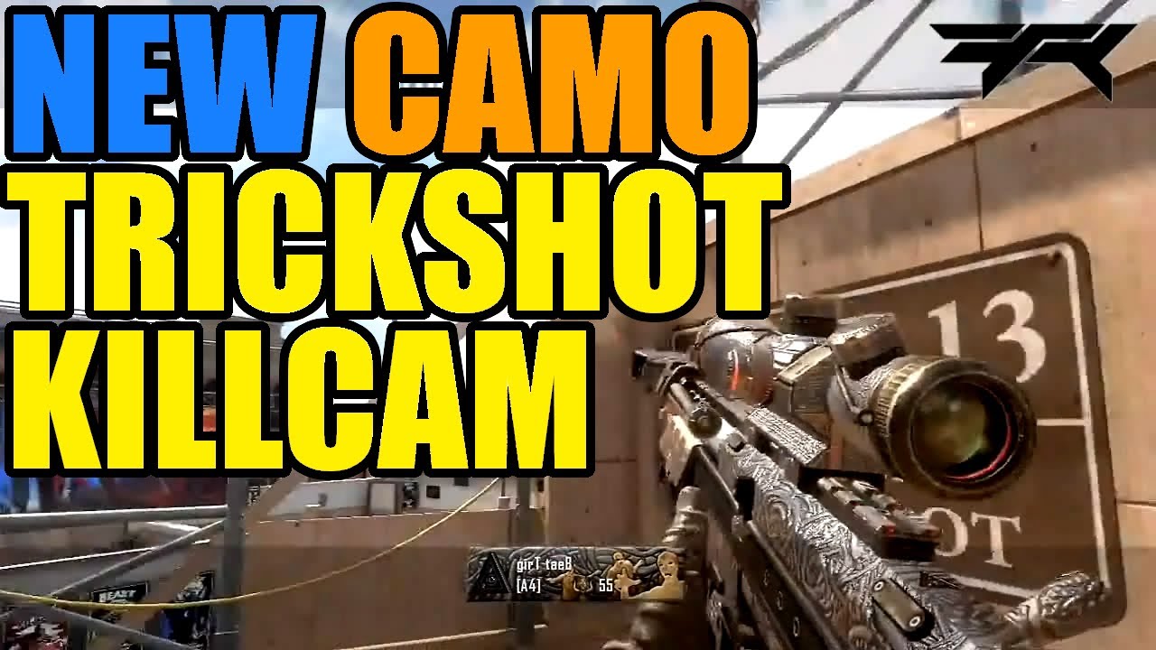 Trickshot Killcam # 707 | Black ops 2 (NEW CAMOS) Killcam | Freestyle ...