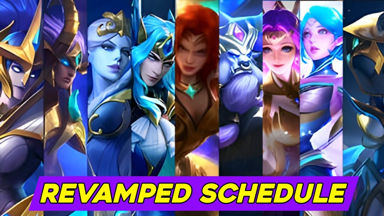 ALL ZODIAC SKINS REVAMPED SCHEDULE - MOBILE LEGENDS - YouTube