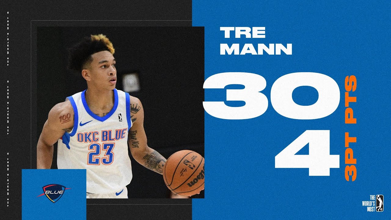 Tre Mann with Career-High 30 Points vs. Agua Caliente Clippers - YouTube