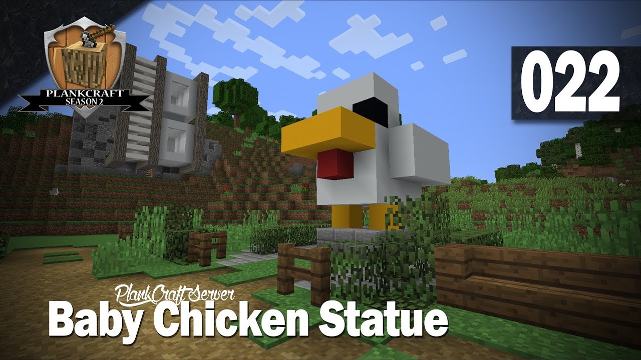 Minecraft Chicken Statue