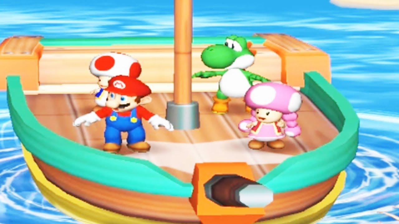 MARIO PARTY 6 - YOSHI TOADETTE MARIO TOAD - ALL MINI GAMES - YouTube