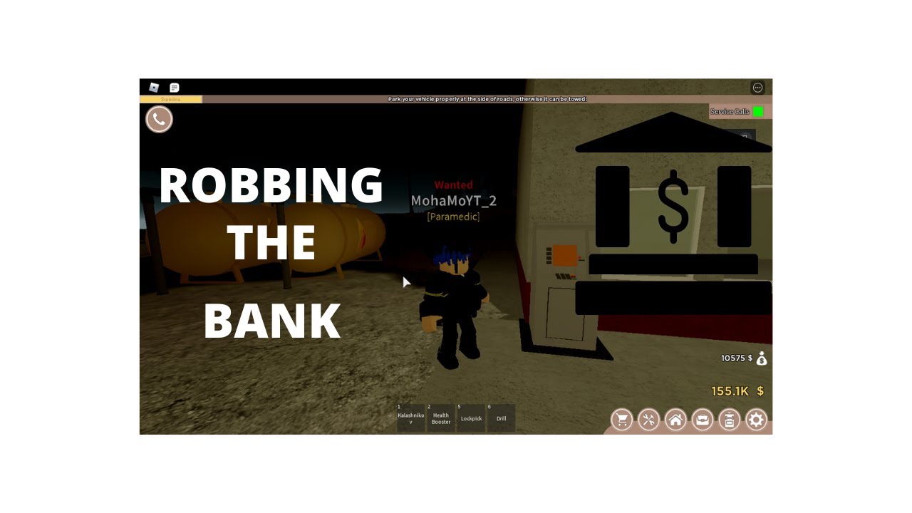 Roblox Anomic: Robbing the bank alone in a Public Server. - YouTube