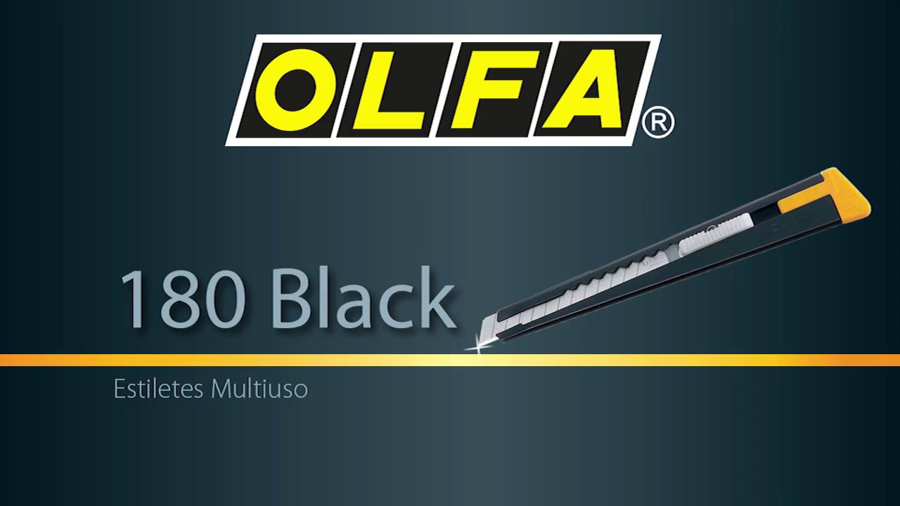 Estilete Multiuso 180 BLack, OLFA - YouTube