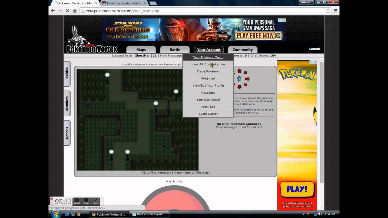 Legendary Hunting-pokemon vortex - YouTube