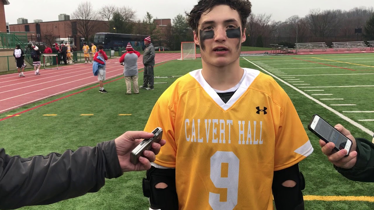 Jacob Kelly - Calvert Hall - Postgame - YouTube