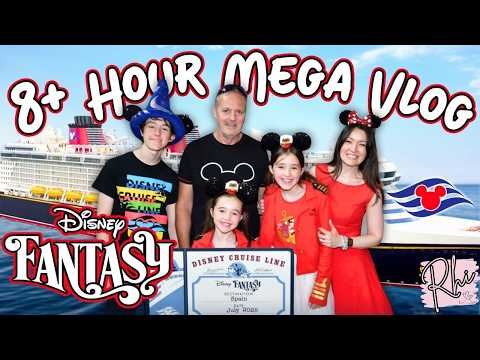 Disney Fantasy 5 Night Cruise to Spain MEGA VLOG | 8 Hours of Disney Cruise Magic