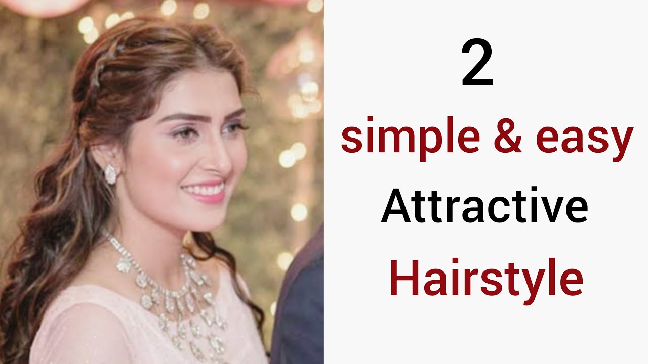 2 simple & easy attractive hairstyle | pretty hairstyle | mein drama ...