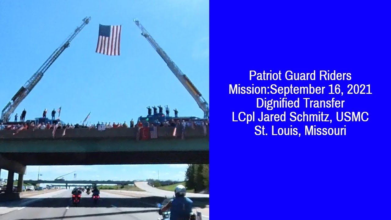 Patriot Guard Mission September 16, 2021- Dignified Escort LCpl Jared ...