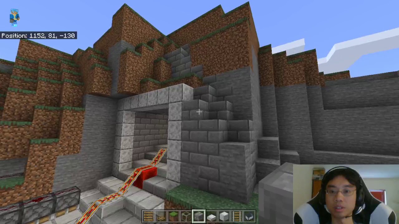 Minecraft Trains #805: Mountain Cave Junction Tunnel - YouTube