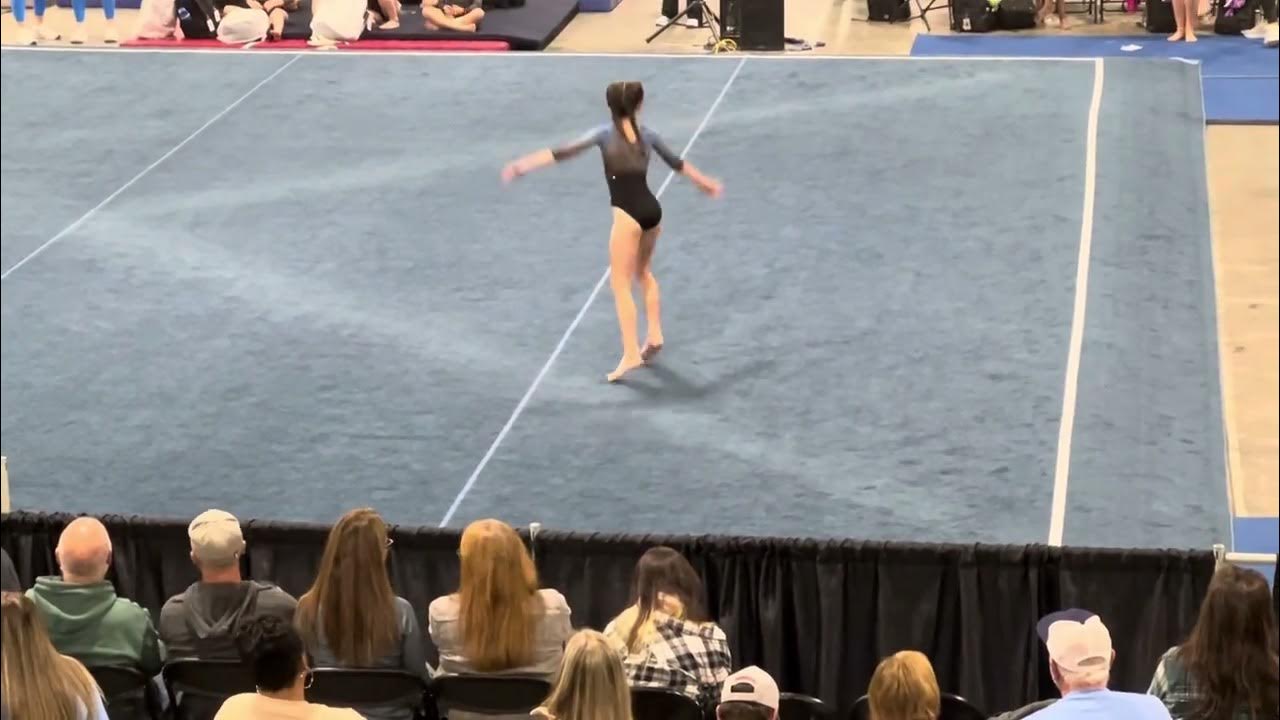 Floor Routine AAU XCEL Gold - YouTube