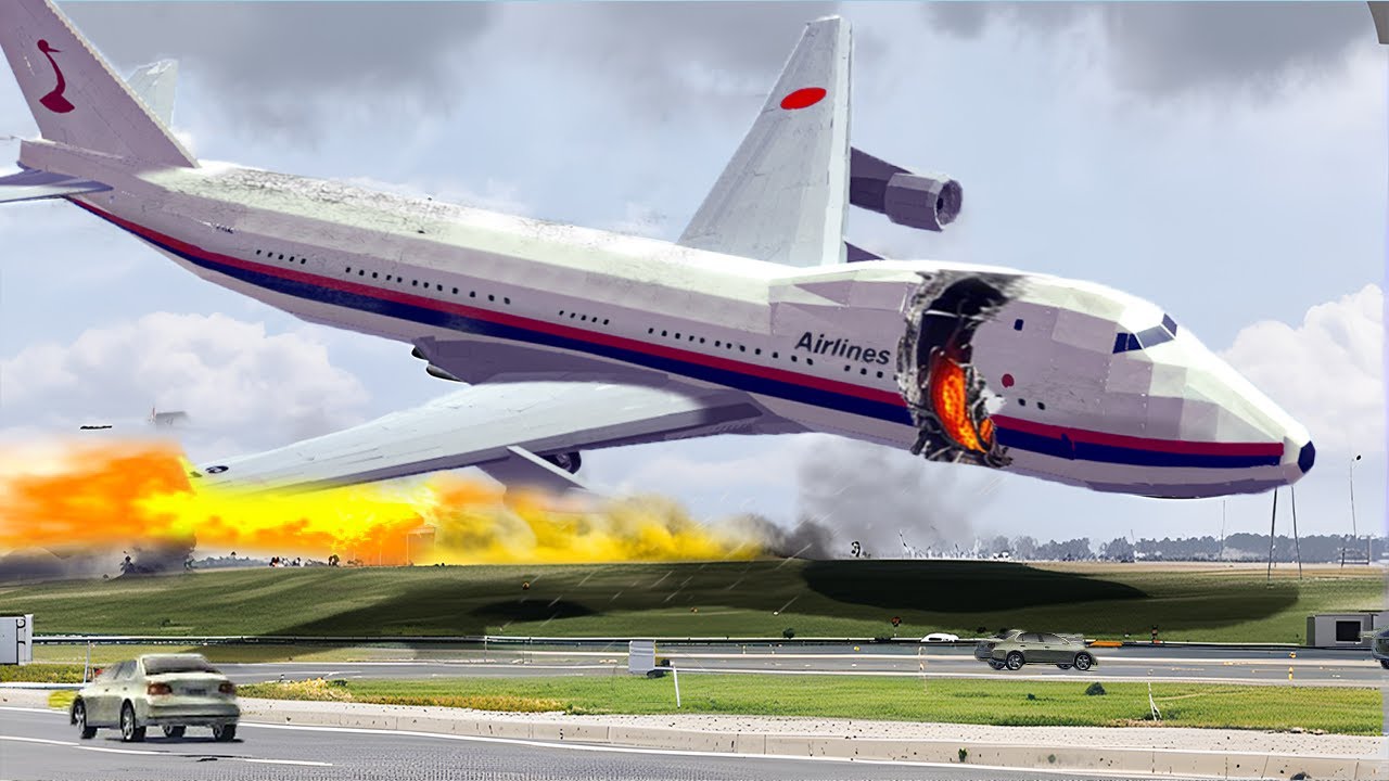 Pilot Lost Control During Emergency LANDING - Engines Failed Airplane ...