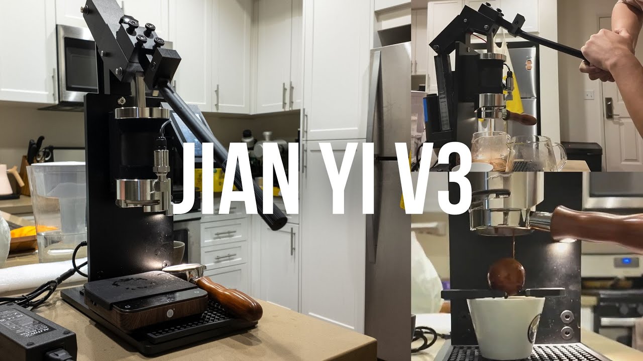 Chinese Automated Lever Espresso Machine (Jian Yi V3 简一) - YouTube