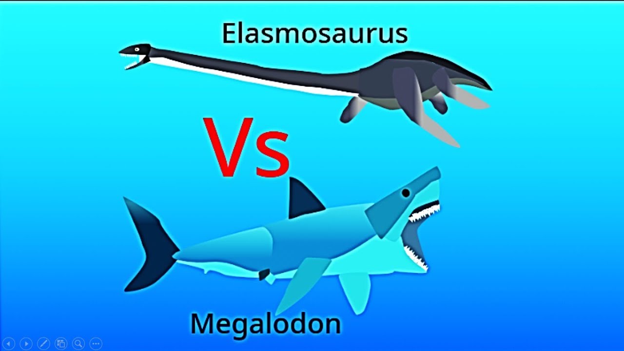 Megalodon Vs Elasmosaurus - YouTube