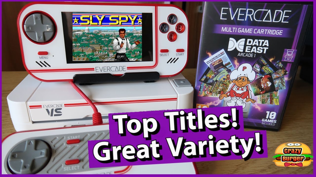 Data East Arcade 1 - Evercade Arcade Cart 02 - Top Titles and Great ...