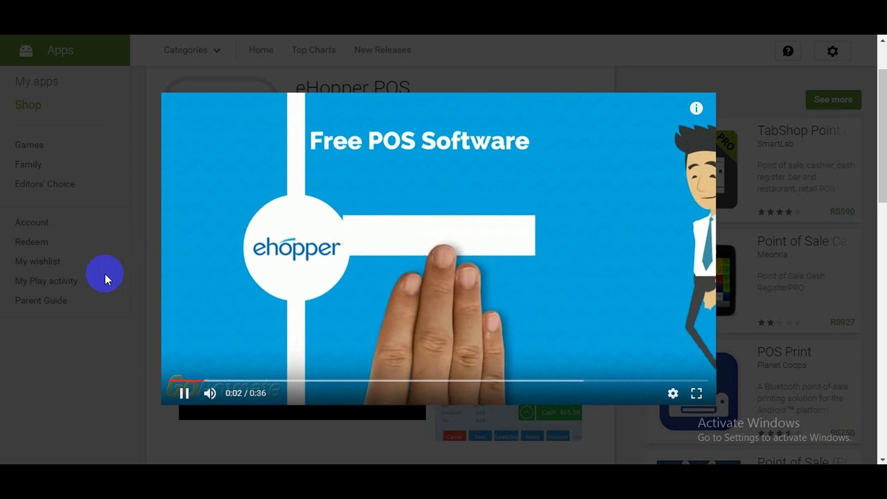 eHopper POS Free Download - YouTube