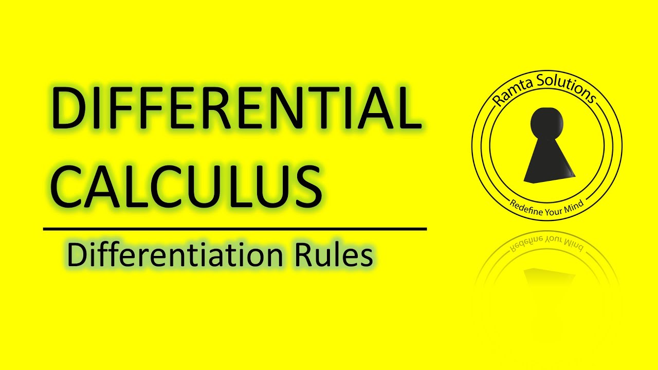 Differentiation Calculus Lesson 2 Differentiation Rules Examples
