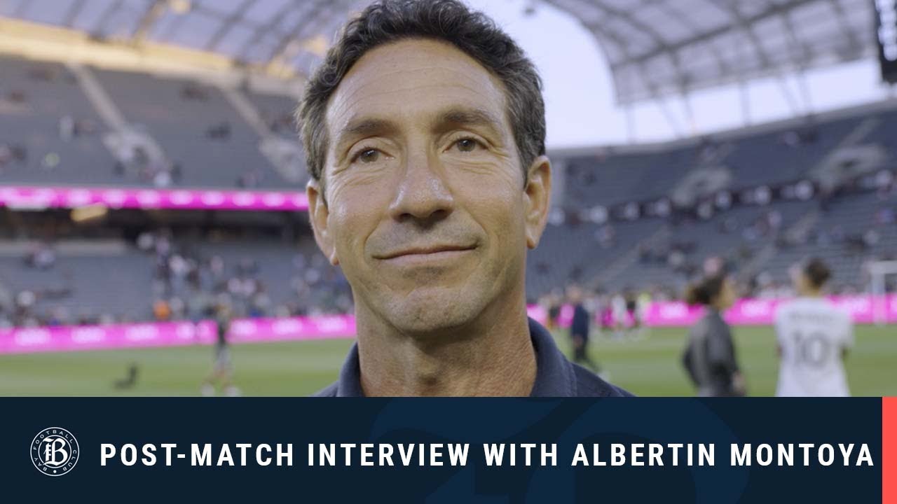 Head Coach Albertin Montoya Gives Post-Match Interview after Bay FC ...
